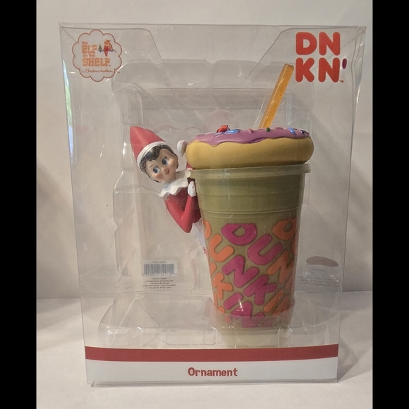 The Elf on the Shelf | Holiday | Dunkin Elf On A Shelf Ornament 22 Girl ...